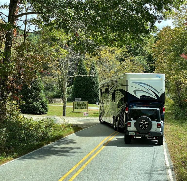 Best RV Park in Franklin NC and the Smoky Mountains - Deer Springs